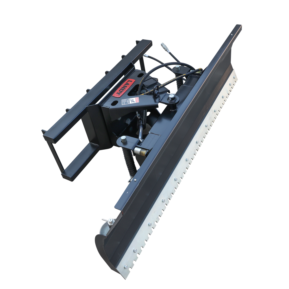 Landy Attachments 72" Light-Duty Pusher Snow Plow Dozer Blade Combo At ...